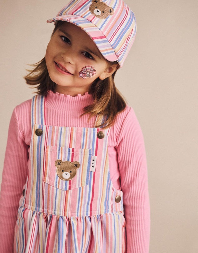 Pastel Stripe Pinafore Dress – Hunter & Harper